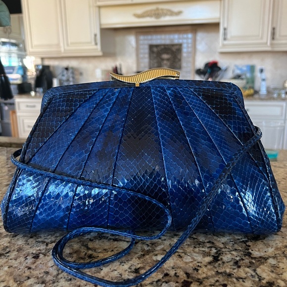 Susan Gail | Bags | Vintage Susan Gail Snakeskin Crossbodyevening ...